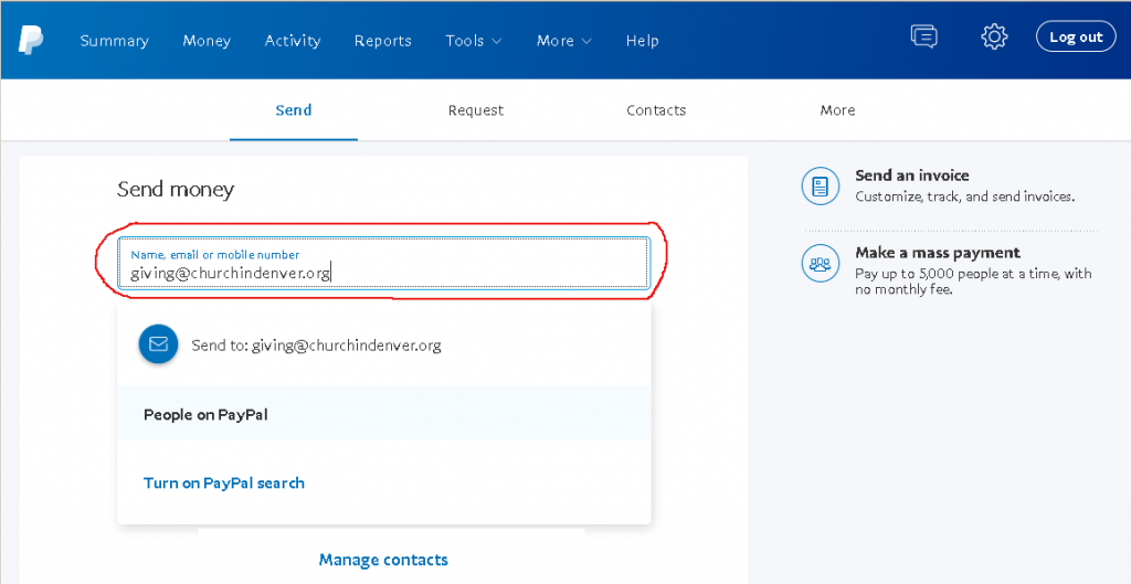 How to Send a Gift by Paypal